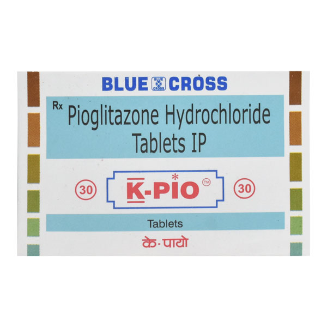 K-Pio 30 Tablet - Uses, Price, Substitute, Side Effects and Benefits