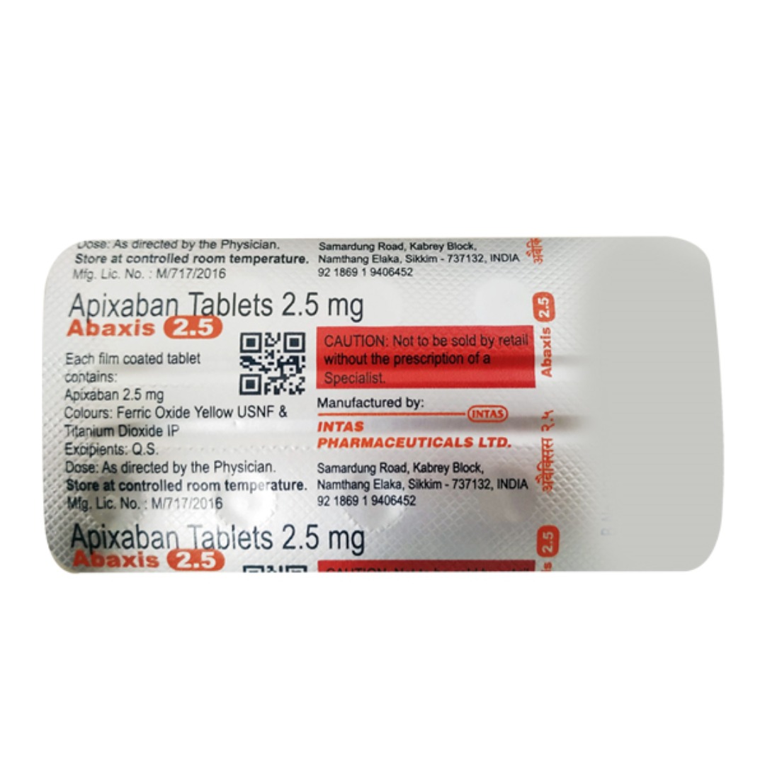 Abaxis 2.5mg Tablet - Uses, Price, Substitute, Side Effects and Benefits