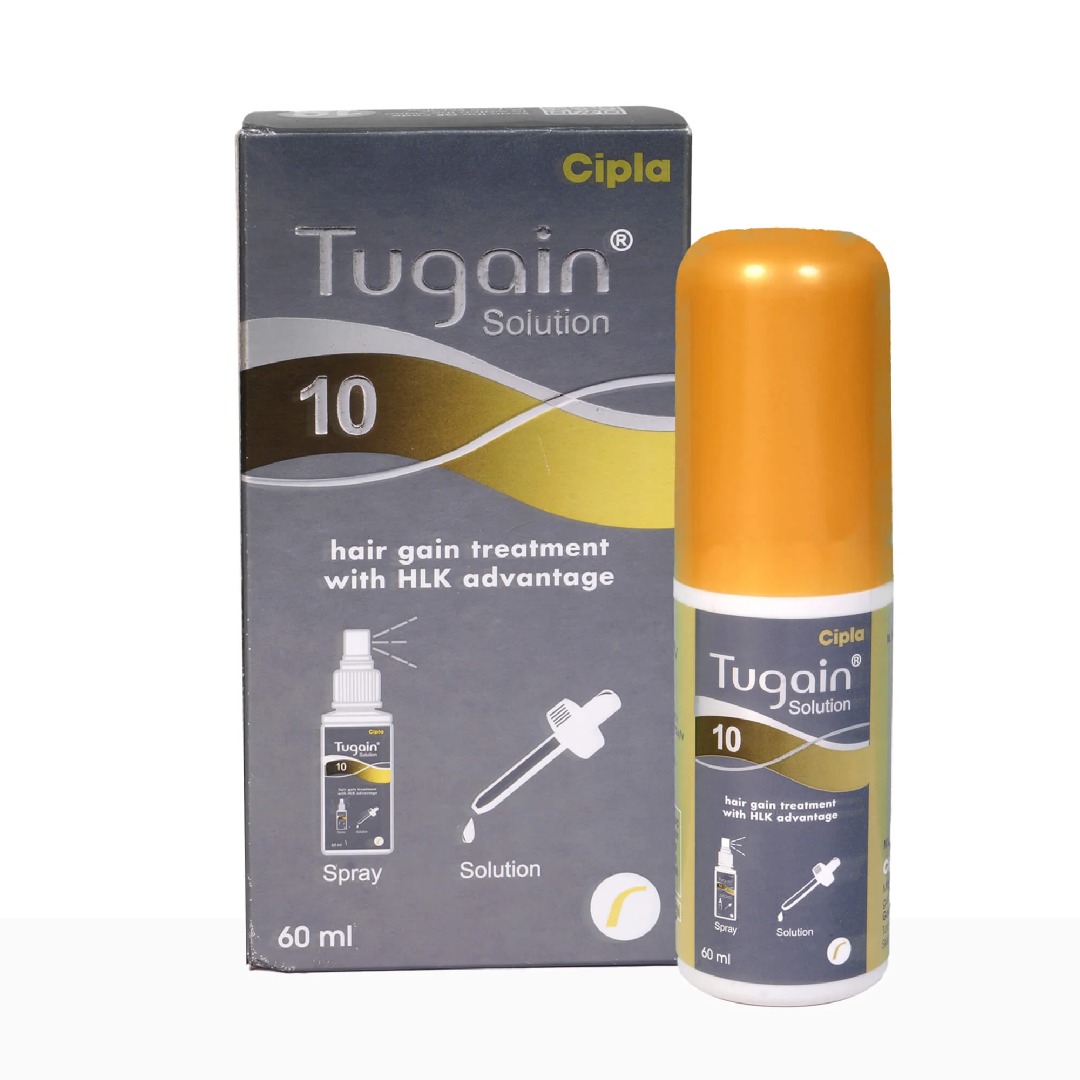 Tugain Plus 10 Solution - Uses, Price, Substitute, Side Effects and ...