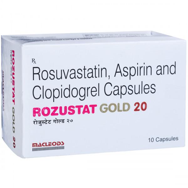 Rozustat Gold 20 Capsule - Uses, Price, Substitute, Side Effects and ...
