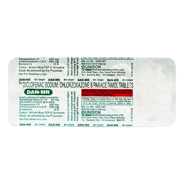 Dan-MR Tablet - Uses, Price, Substitute, Side Effects and Benefits