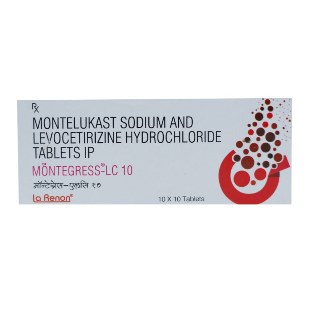 Montegress LC 5mg/10mg Tablet - Uses, Price, Substitute, Side Effects ...