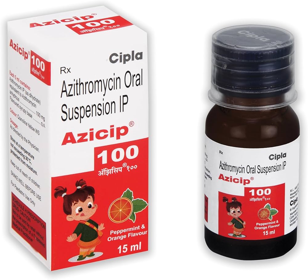 Azicip 100mg Oral Suspension - Uses, Price, Substitute, Side Effects ...