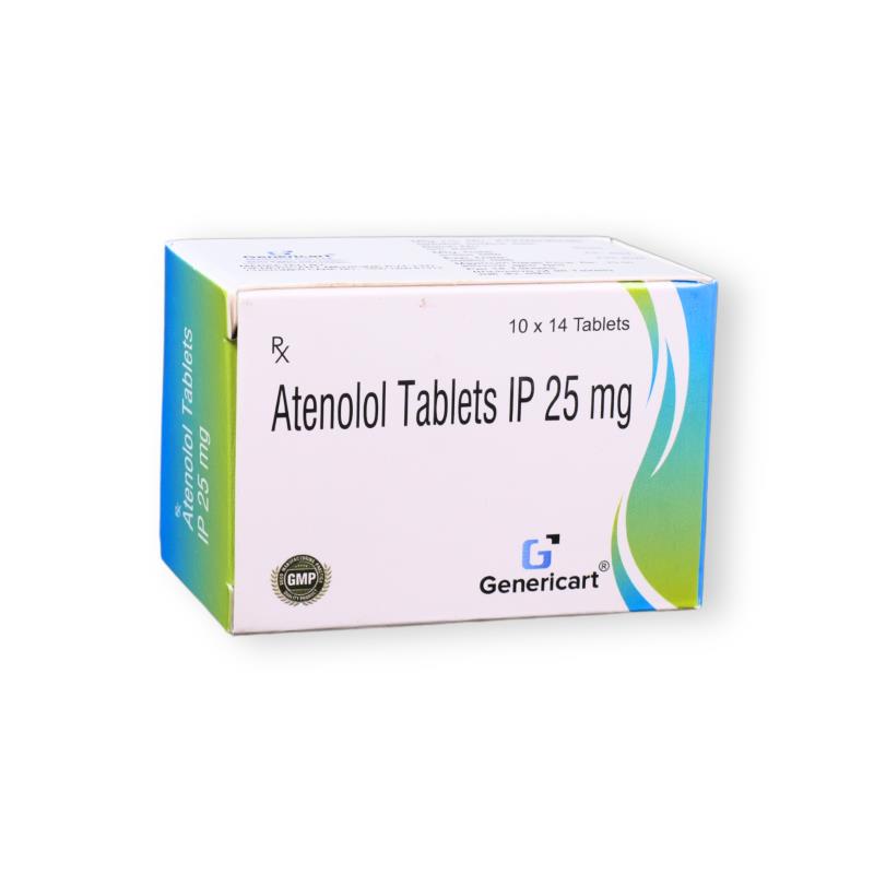 Genericart Atenolol 25mg Tablet - Uses, Price, Substitute, Side Effects ...
